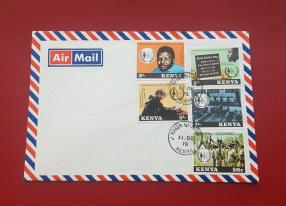 Kenya 1978 FDC on Anti-Apartheid, Nelson Mandela, Complete Set - Stamps